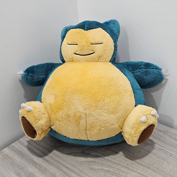 Tomy | Toys | Pokemon Snorlax Tomy Plush Anime Manga Blue Yellow ...